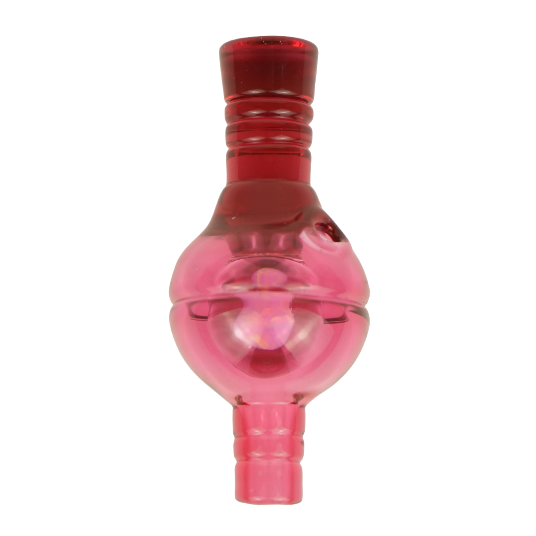 Soup • Gold Ruby Carved Bubble Cap – IGG